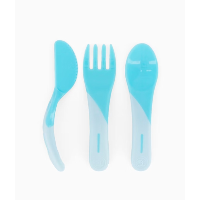 MOL. TWISTSHAKE ΣΕΤ ΚΟΥΤΑΛΙ-ΜΑΧΑΙΡΙ-ΠΙΡΟΥΝΙ 6M+ PASTEL BLUE